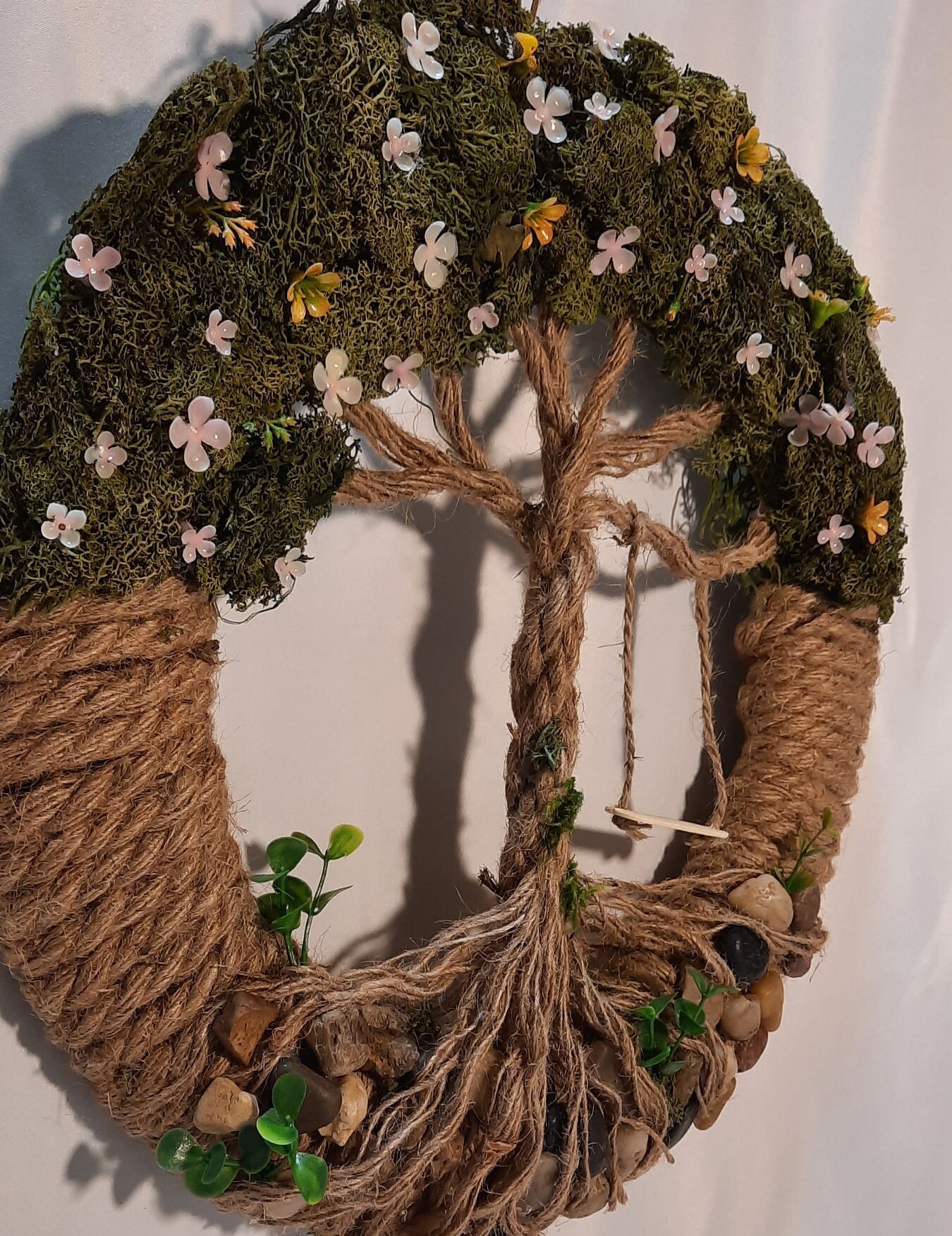Mothers Gift, Tree of Life Wreath for Year-round Decor, Unique Wreath ...