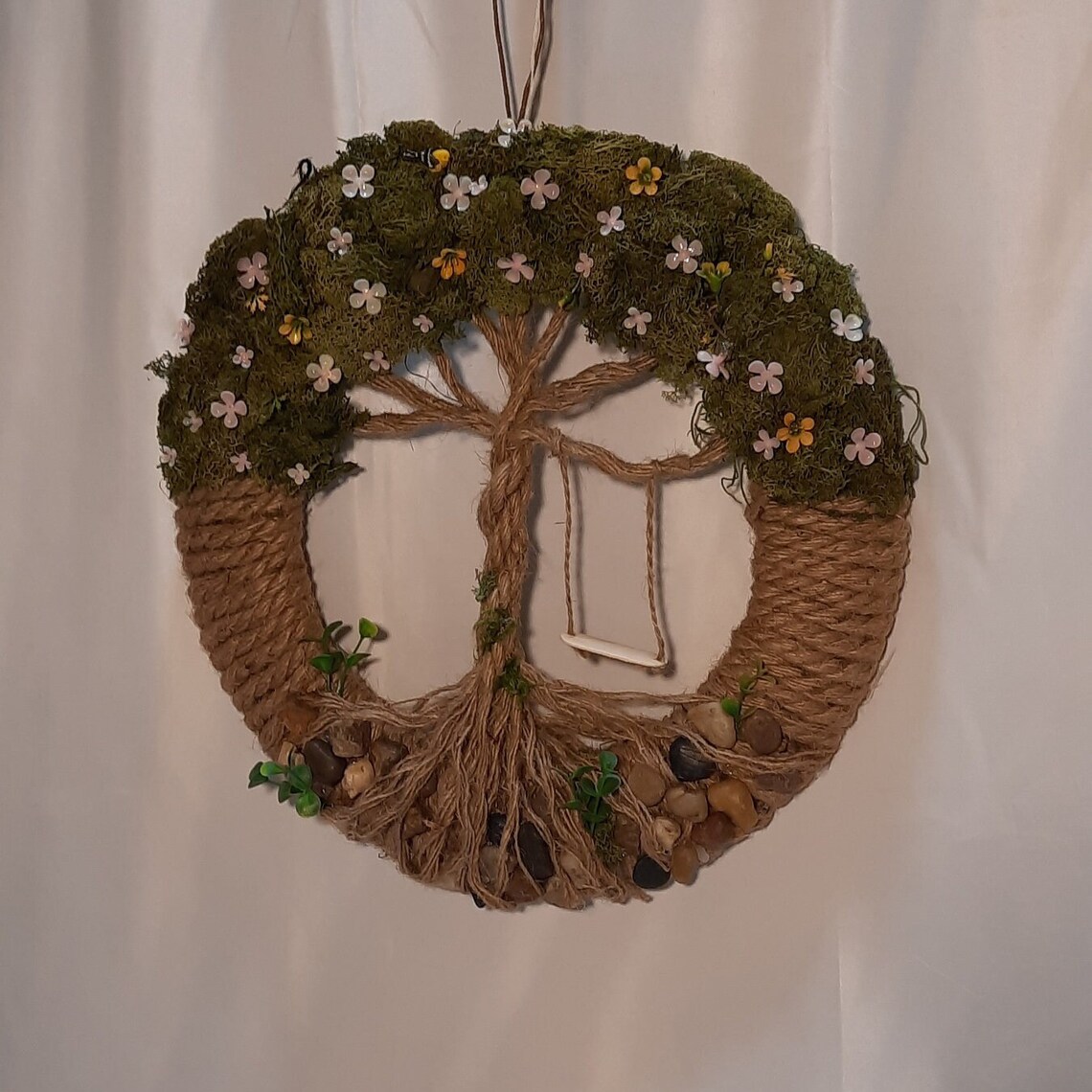 Mothers Gift, Tree of Life Wreath for Year-round Decor, Unique Wreath ...