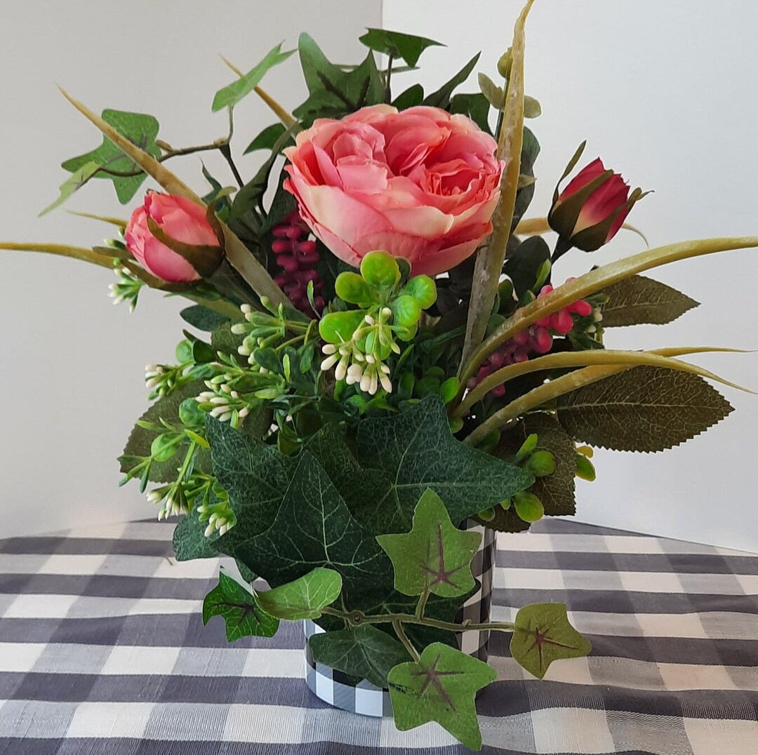 Mothers Gift, Everyday Pink Floral Arrangement, Year Round Pink Flowers ...