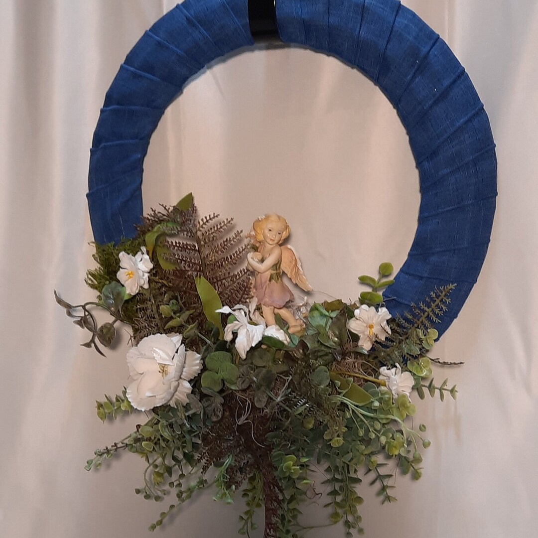 Fairy Wreath for Front Door, Gift for Little Girl, Fairy Lovers Gift ...