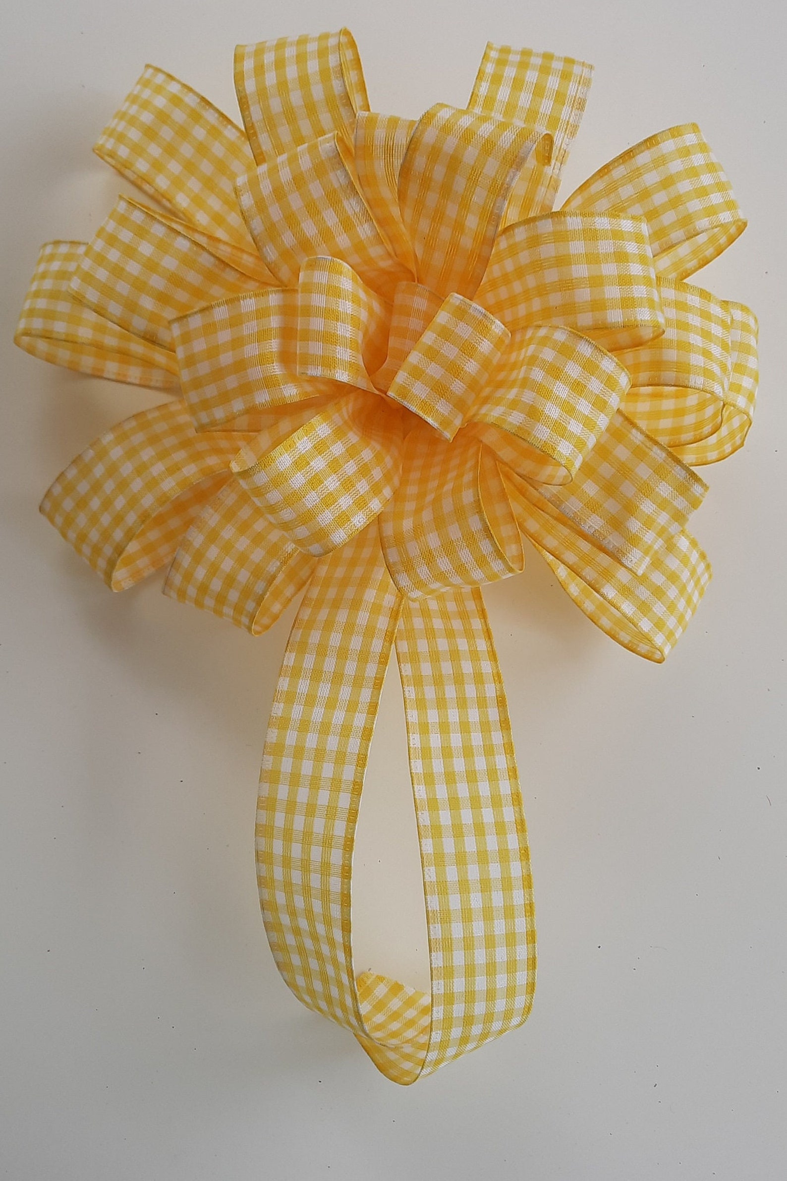 Custom Spring/summer Bow for Wreath, Handmade Wreath Bow, Bow for ...