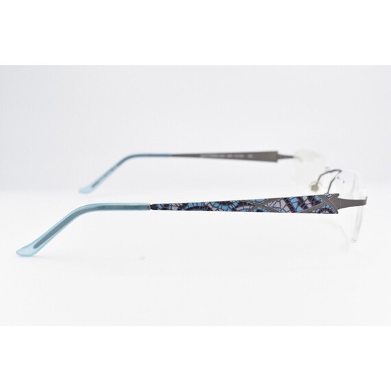 Airlock Eyeglasses Frame Shattered 202 035 Gray Blue … - Gem