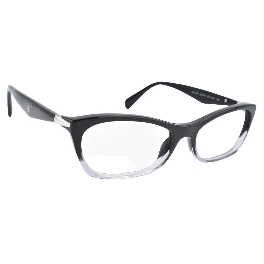 PRADA Eyeglasses Frame VPR 15P ZYY-1O1 Black Mens Women Italy 53-16 135 ...