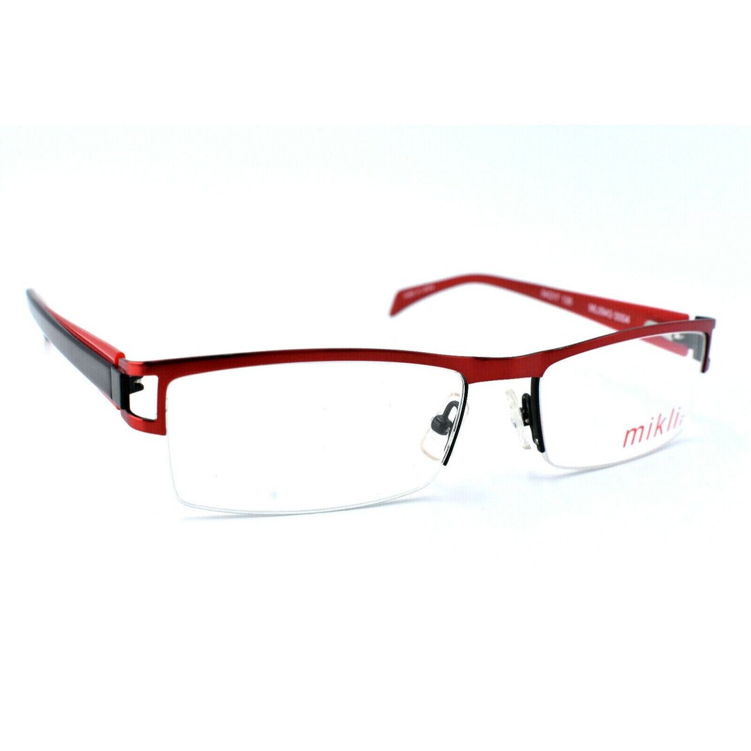 Mikli Eyeglasses ML0943 0004 Red Black Frame Women Design France 5417 ...