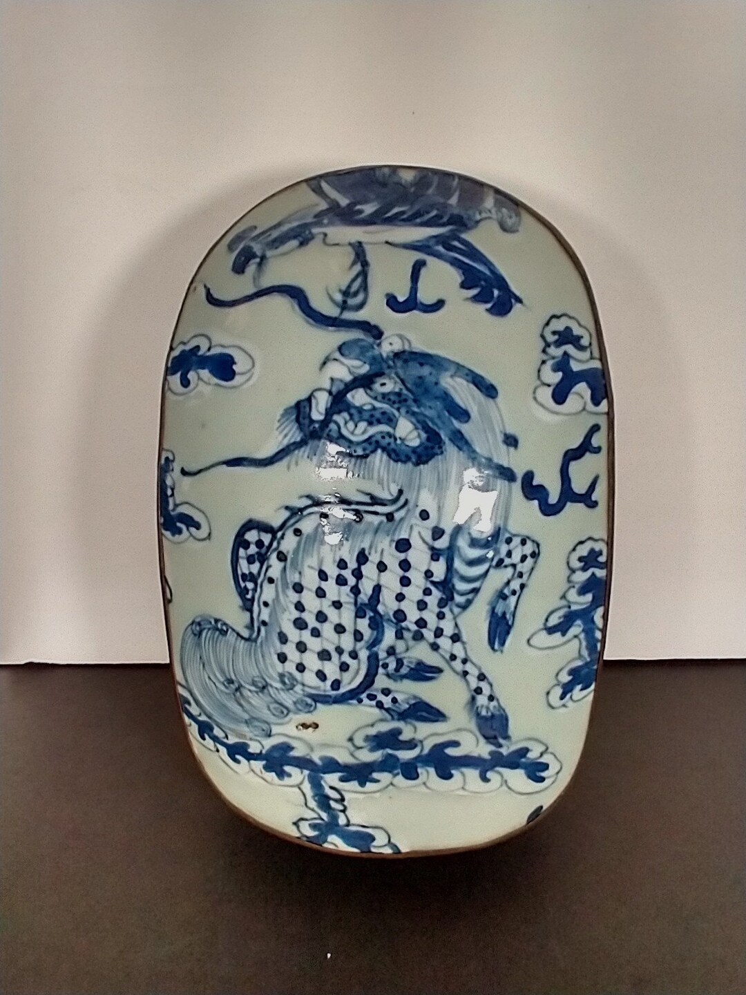 Vintage Chinese Porcelain Metal Box Qilin Design - Etsy
