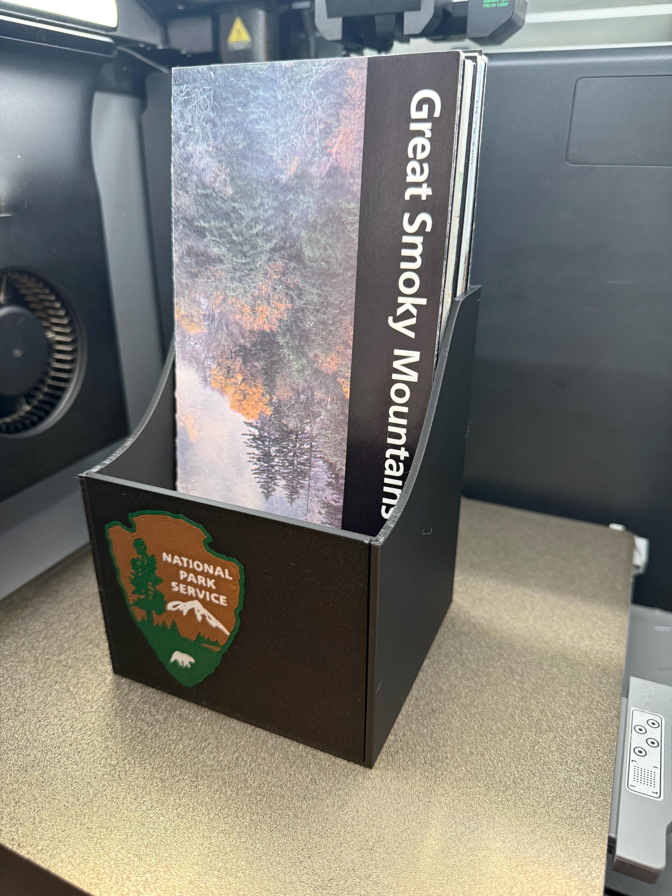 Upright National Park Map Holder - Etsy