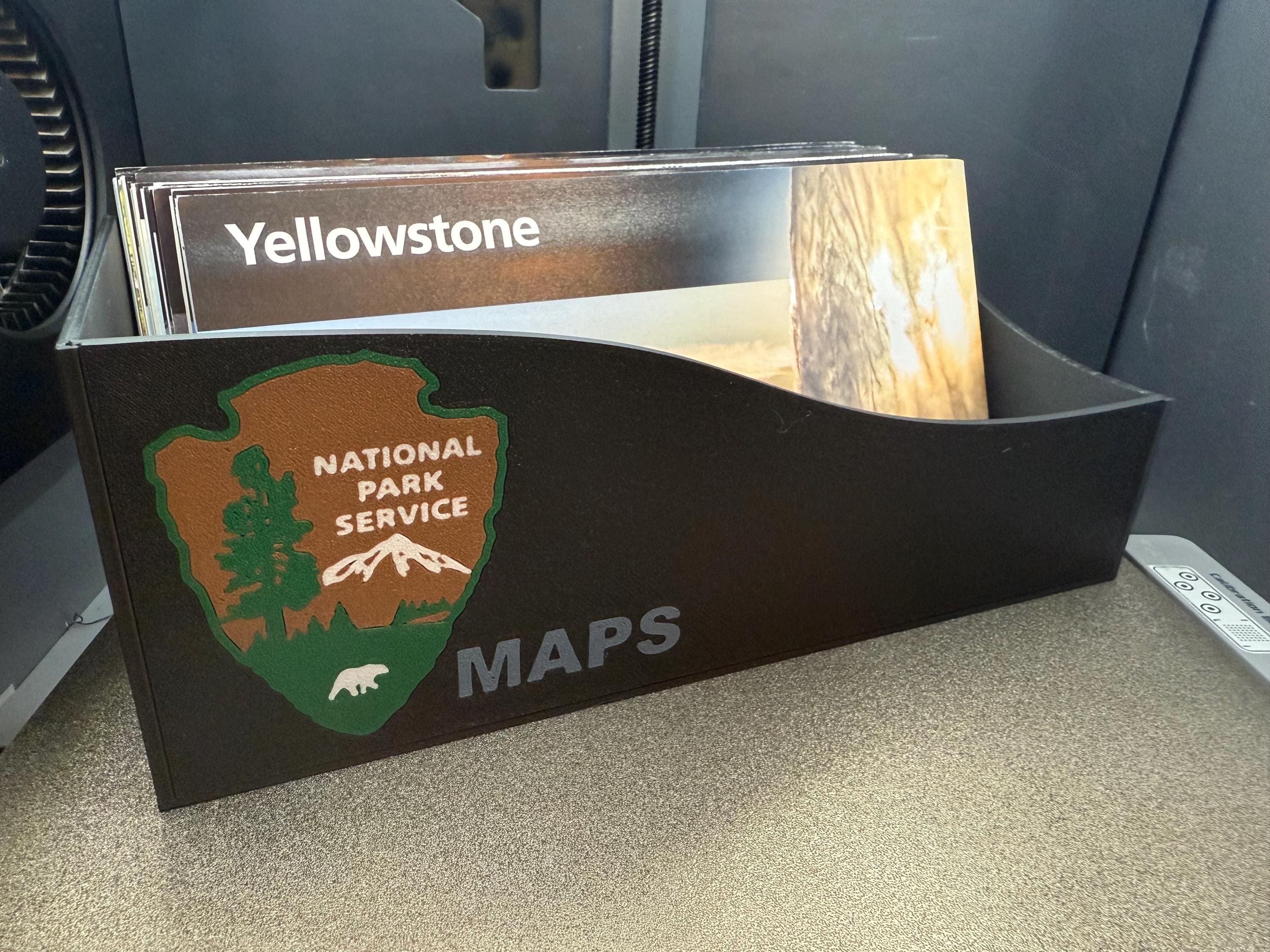 National Park Map Holder 3 Color - Etsy