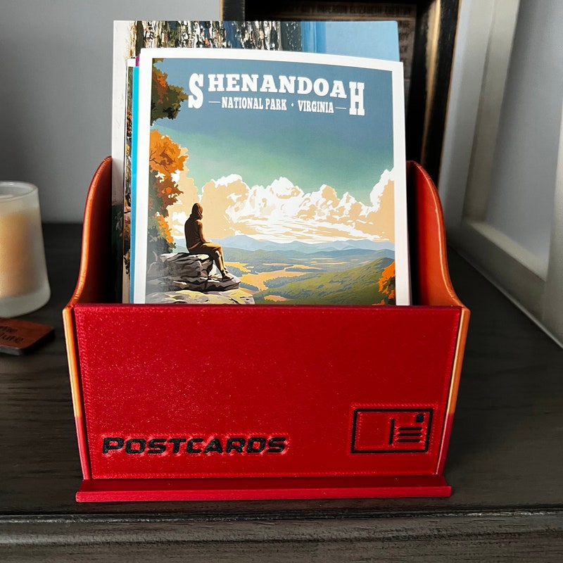 Postcard Holder - Etsy