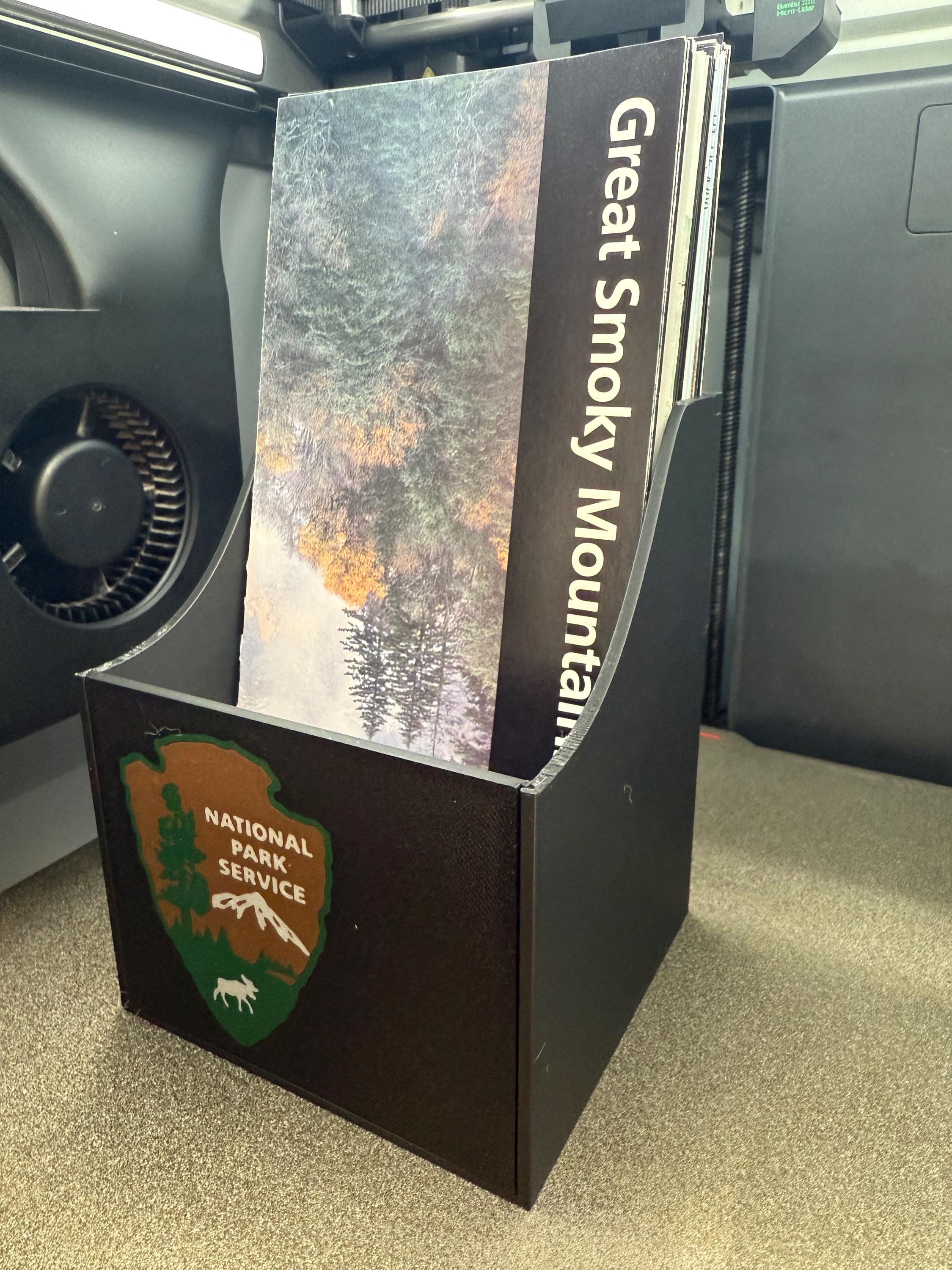 Upright National Park Map Holder - Etsy