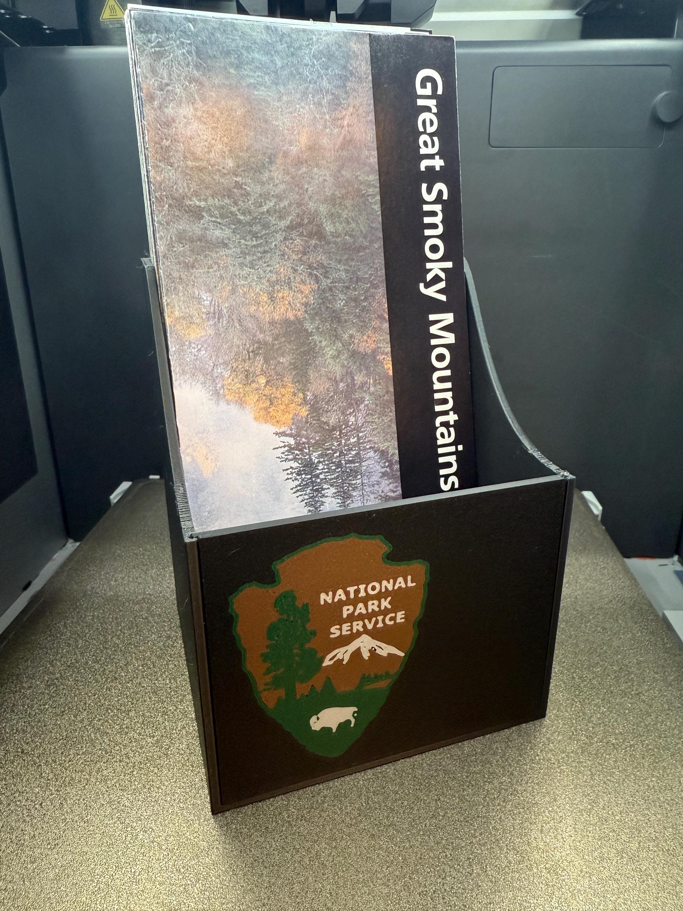 Upright National Park Map Holder - Etsy