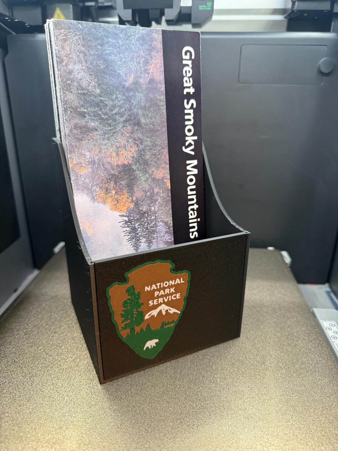 Upright National Park Map Holder - Etsy