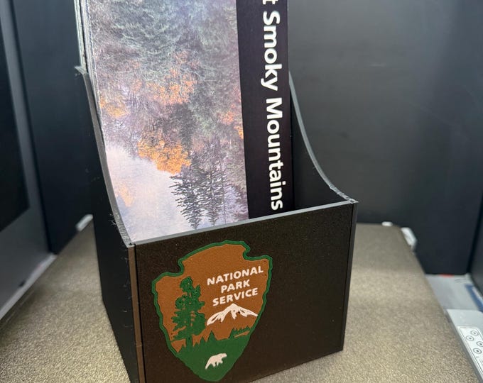 Upright National Park Map Holder - Etsy