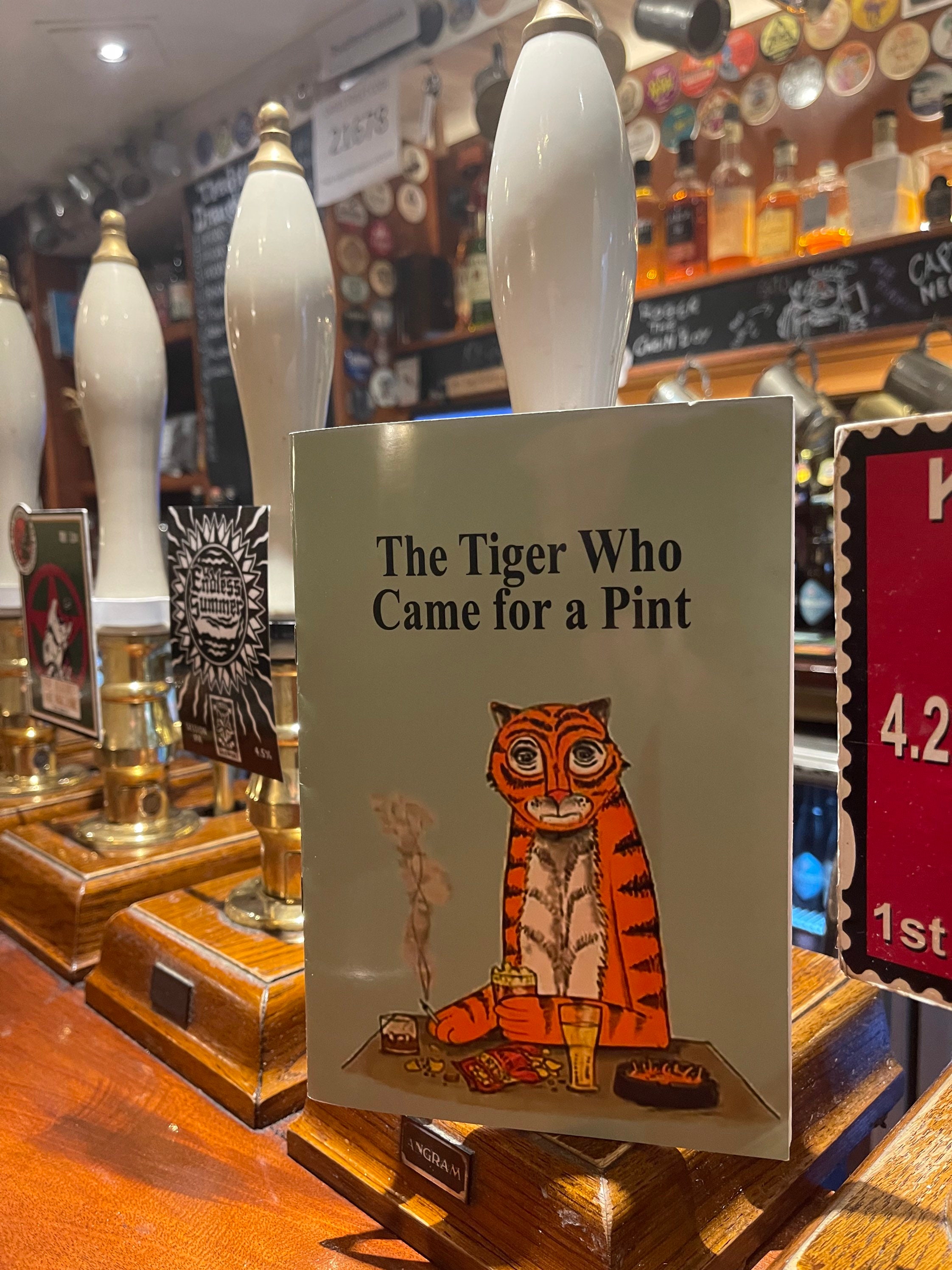 The Tiger Who Came for a Pint Full Book Replica. IMPROVED - Etsy Finland
