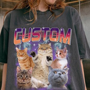 Custom Bootleg Vintage Tee, Custom Photo, Custom Your Face Rap T-shirt ...