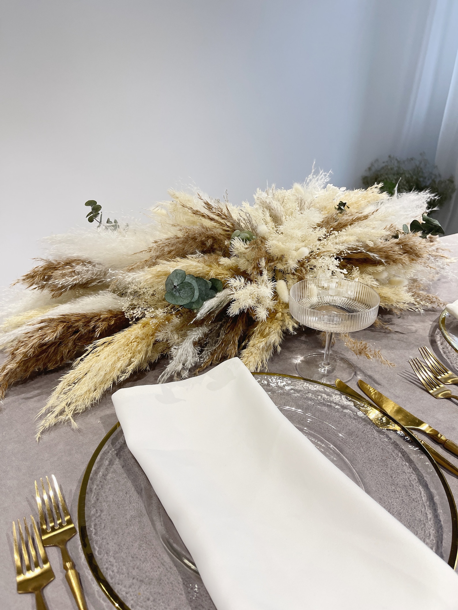 Sweetheart Table Floral Arrangement Dried Flowers Roses - Etsy