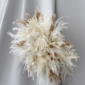 Wedding Flowers Arch Dried Flowers Pampas Grass Boho Wedding Decor ...
