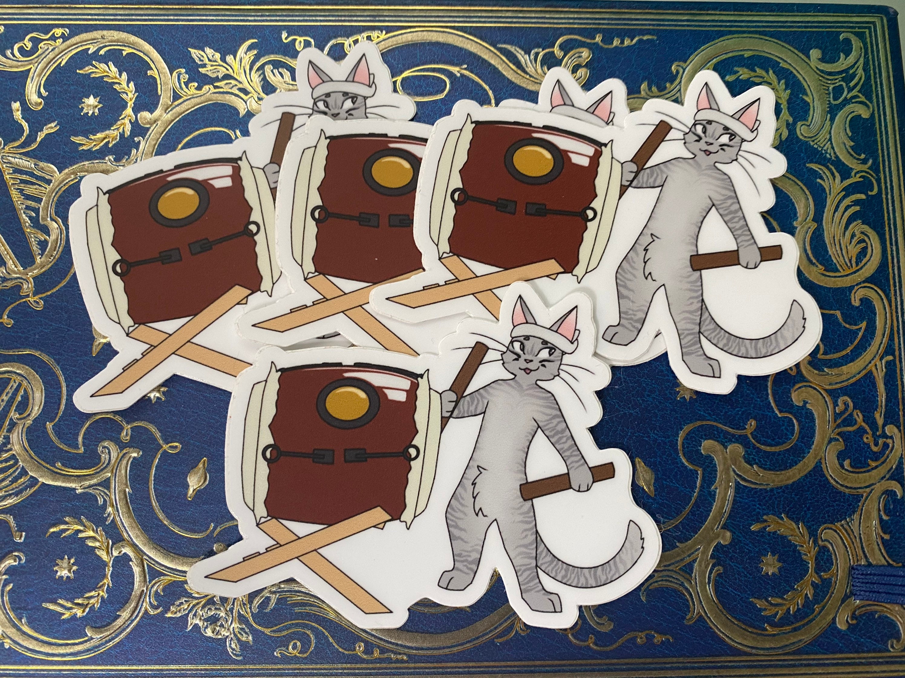 Bakeneko Yokai Sticker - Etsy