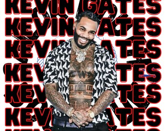 Kevin Gates Png File Digital Download - Etsy