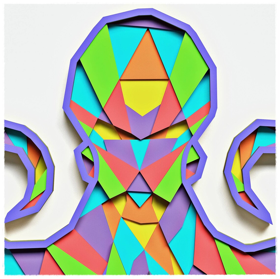 Octopus Layered Design for Cutting Octopus Mandala for Laser | Etsy