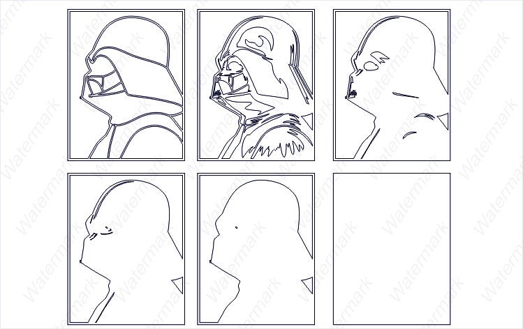 Villian Layered Design for Cutting Villian Vector File for | Etsy