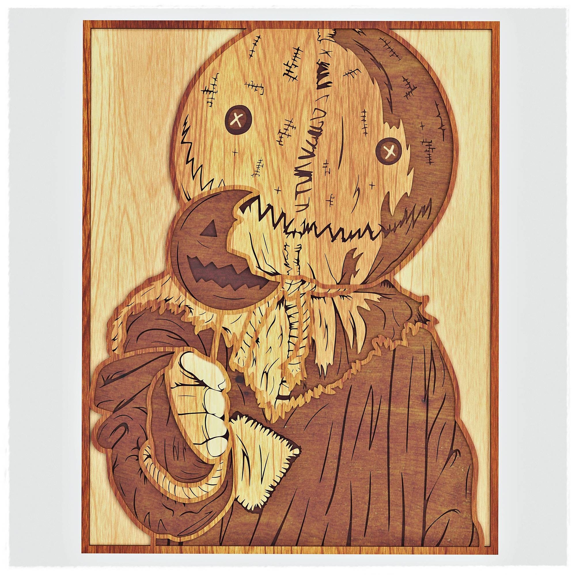 Horror Layered Design for Cutting, Horror Vector File for Laser and ...