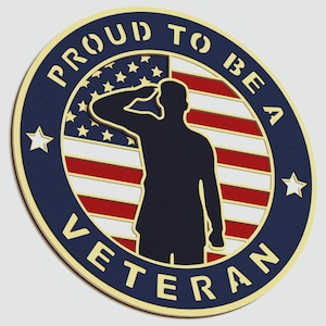 Veteran Layered Design for Cutting, Veteran Layered Vector File for ...