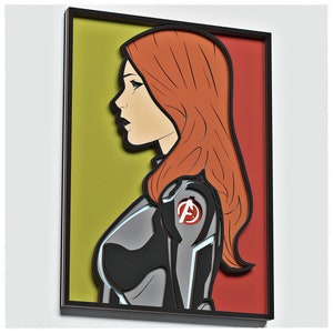 Hero Woman V3 Layered Design for Cutting, Superhero Vector File for ...