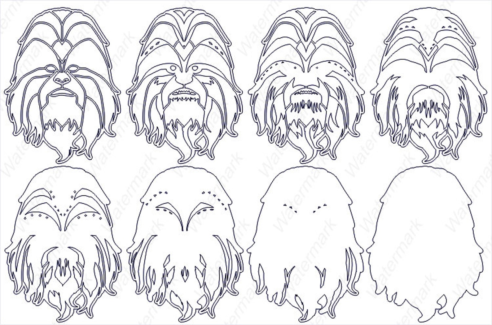 Furry Sidekick Layered Design for Cutting Furry Sidekick | Etsy