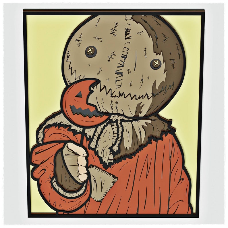 Horror Layered Design for Cutting Horror Vector File for - Etsy