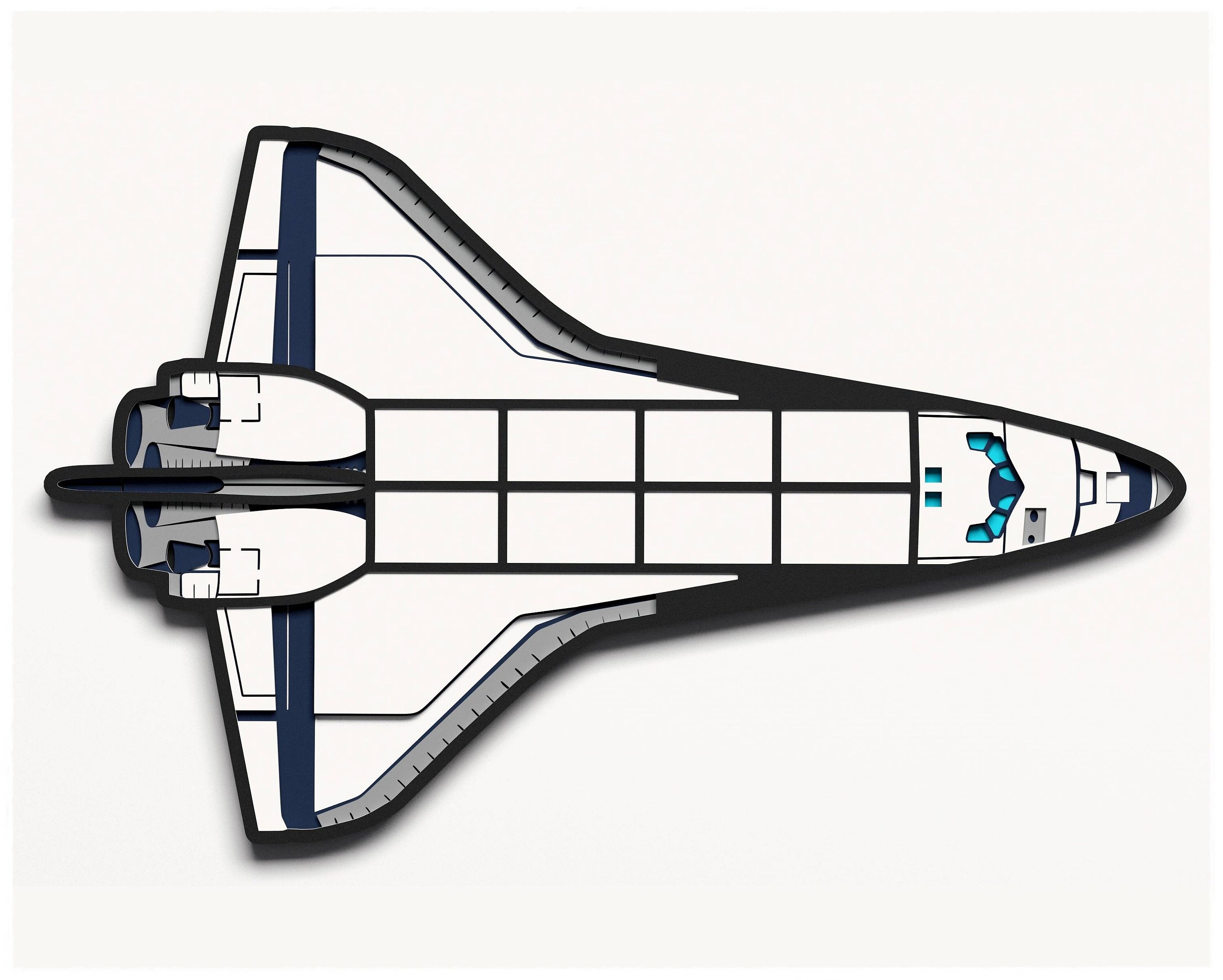 Space Shuttle Vector