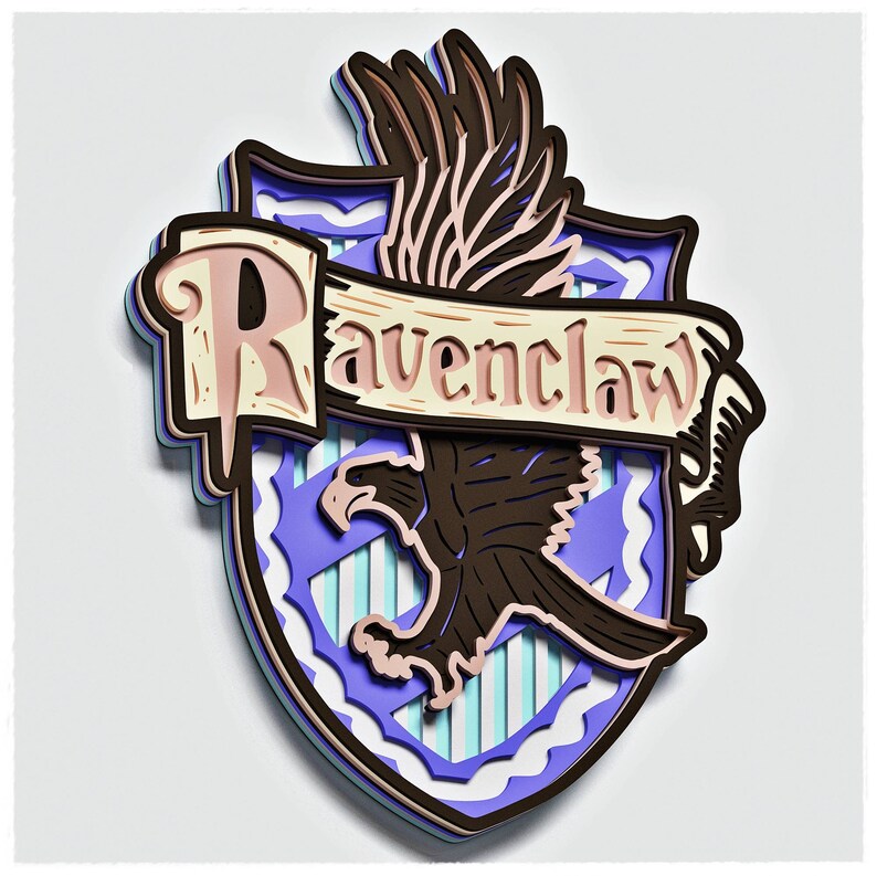 Magic School Crest V3 Layered Design for Cutting Magic Crest | Etsy UK