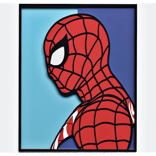 Spiderman Laser Cut - Etsy