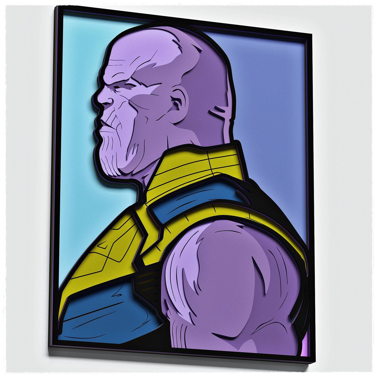 Alien Villian Layered Design for Cutting Comic Book Alien | Etsy