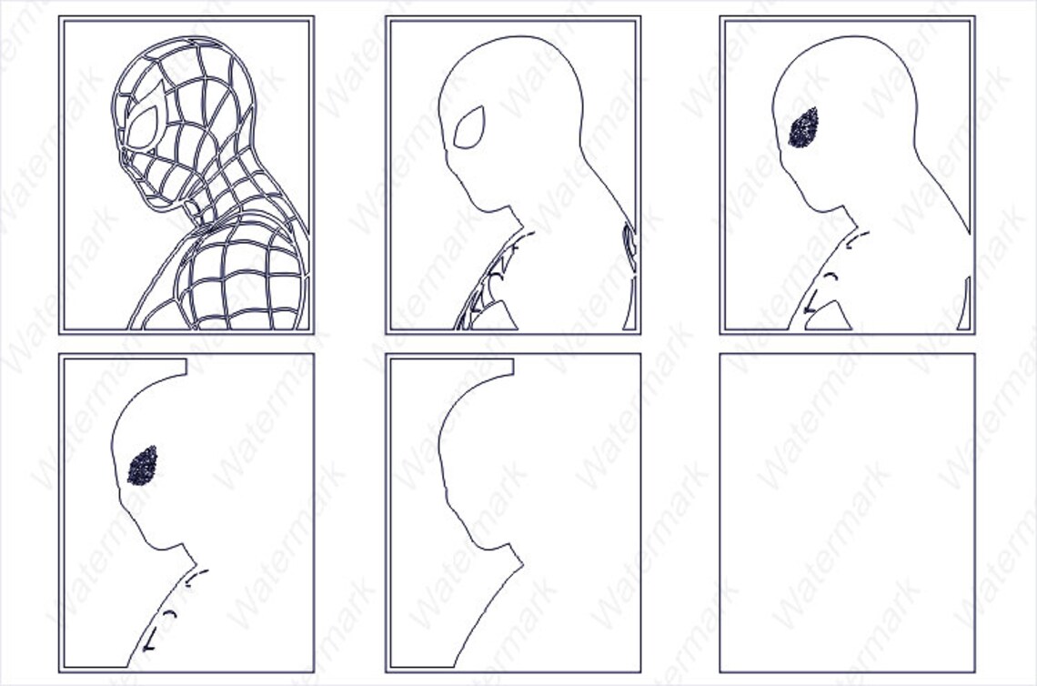 Web Guy Layered Design for Cutting, Web Guy Vector File for Laser and ...