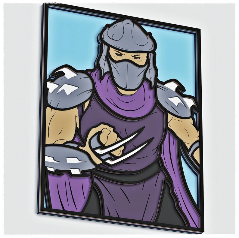 Villain Layered Design for Cutting Cartoon Villain Vector | Etsy