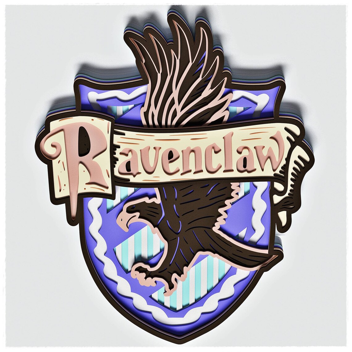 Magic School Crest V3 Layered Design for Cutting Magic Crest | Etsy UK