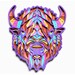 Bison Head Layered Design for Cutting, Vector File for Laser and Paper ...