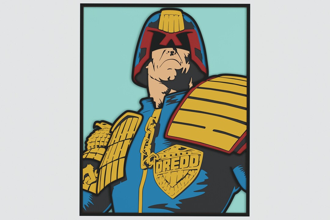 Justice Hero Layered Design for Cutting,superhero Vector File for Laser ...