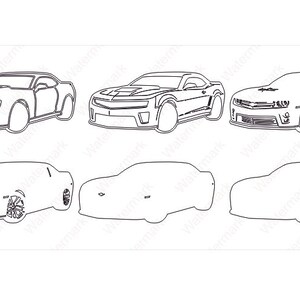 Sport Car Layered Design for Cutting, Vector File for Laser and Paper ...