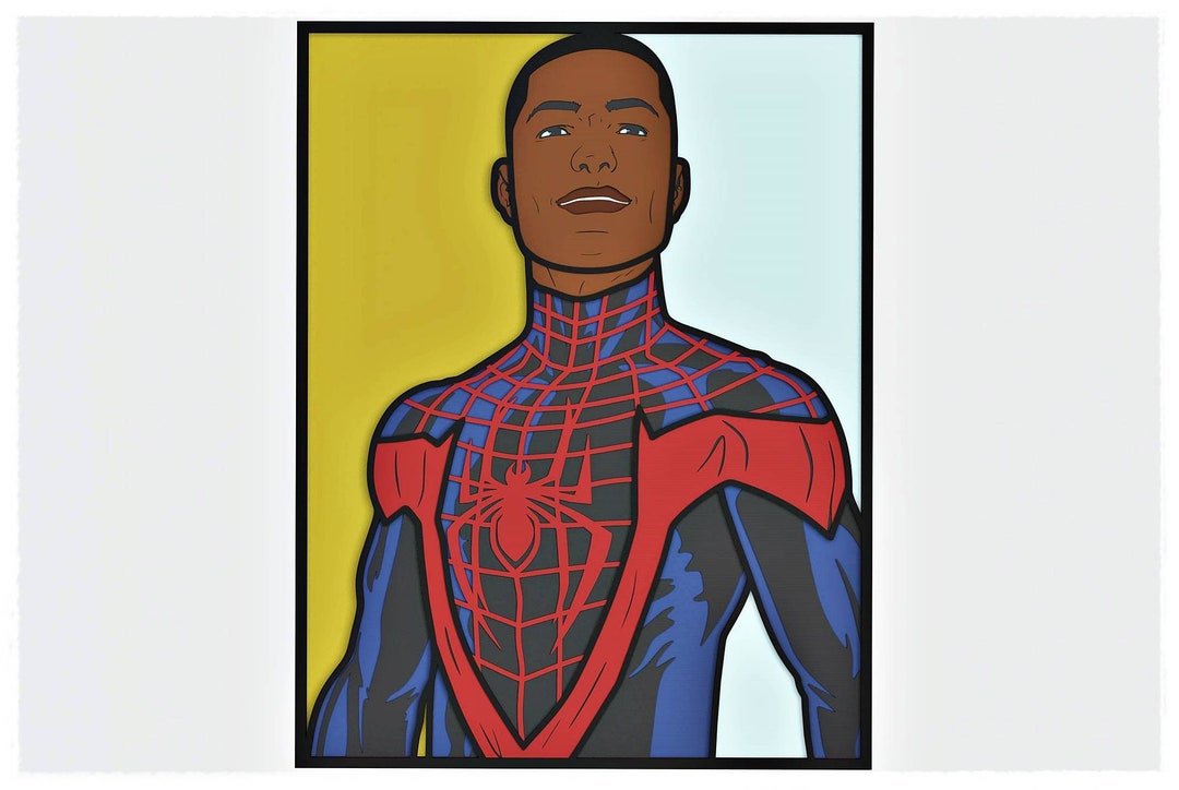 Web Guy Layered Design for Cutting, Web Guy Vector File for Laser and ...