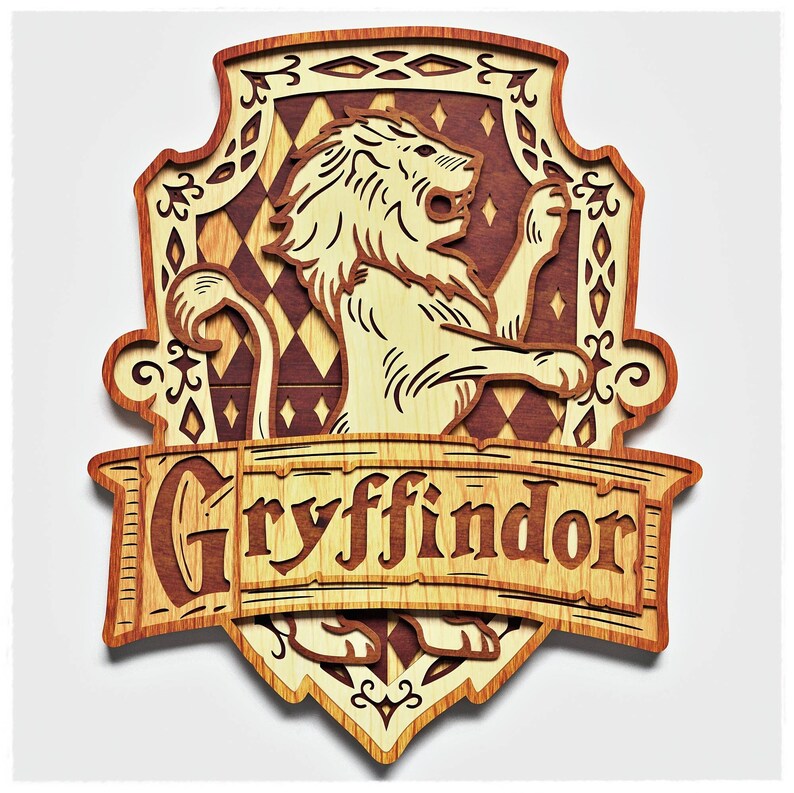 Magic School Crest Layered Design for Cutting Magic Crest | Etsy UK