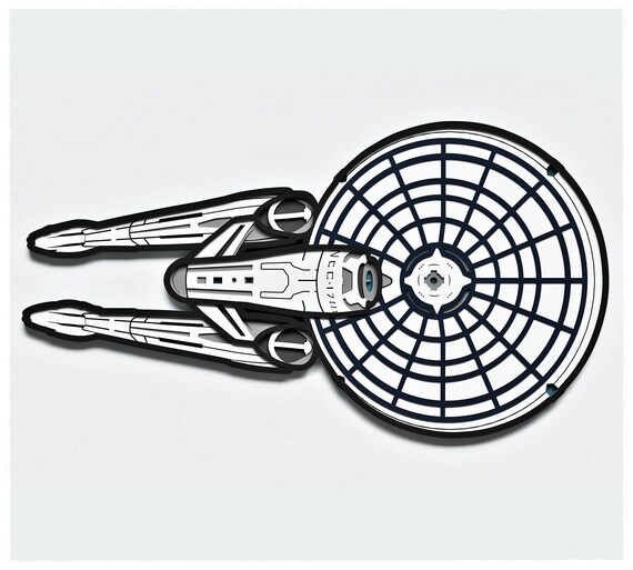 Spaceship Layered Design for Cutting Spaceship Vector File | Etsy