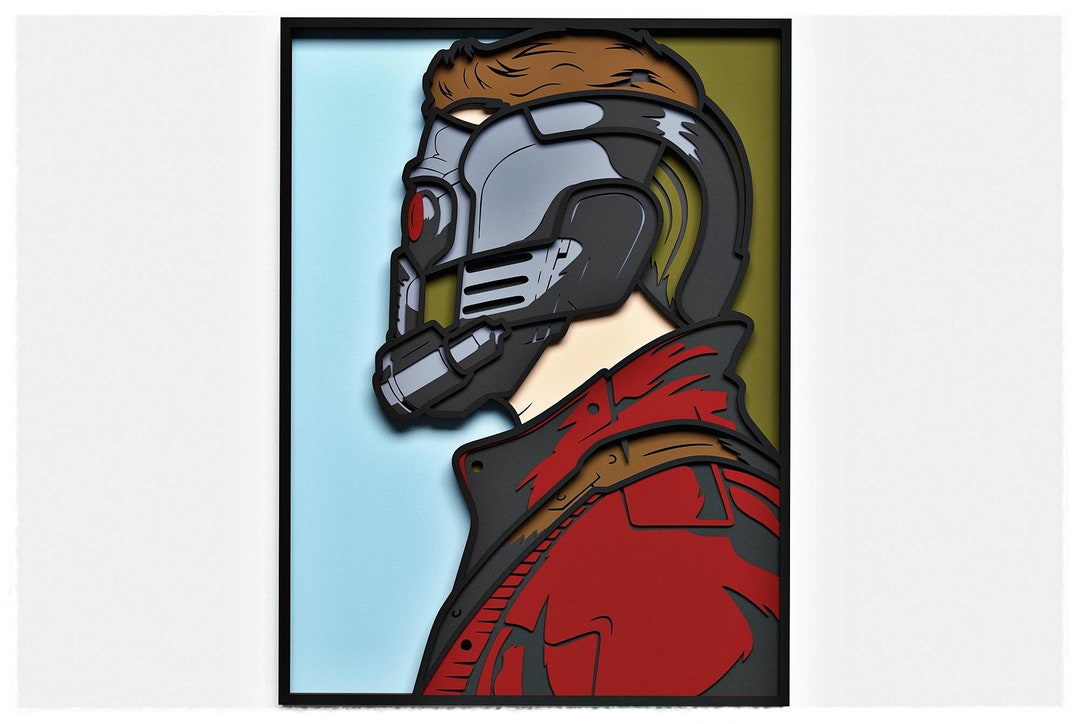 Space Hero V3 Layered Design for Cutting, Comic Book Hero Vector File ...