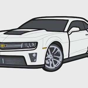 Sport Car Layered Design for Cutting, Vector File for Laser and Paper ...