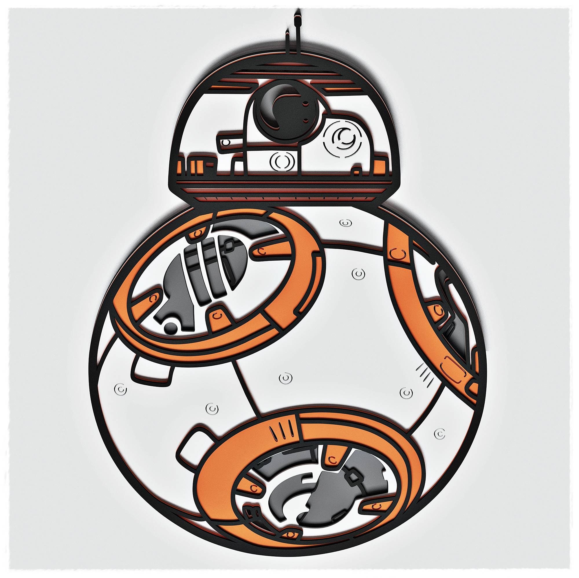 Space Robot Layered Design for Cutting Robot Vector File for | Etsy