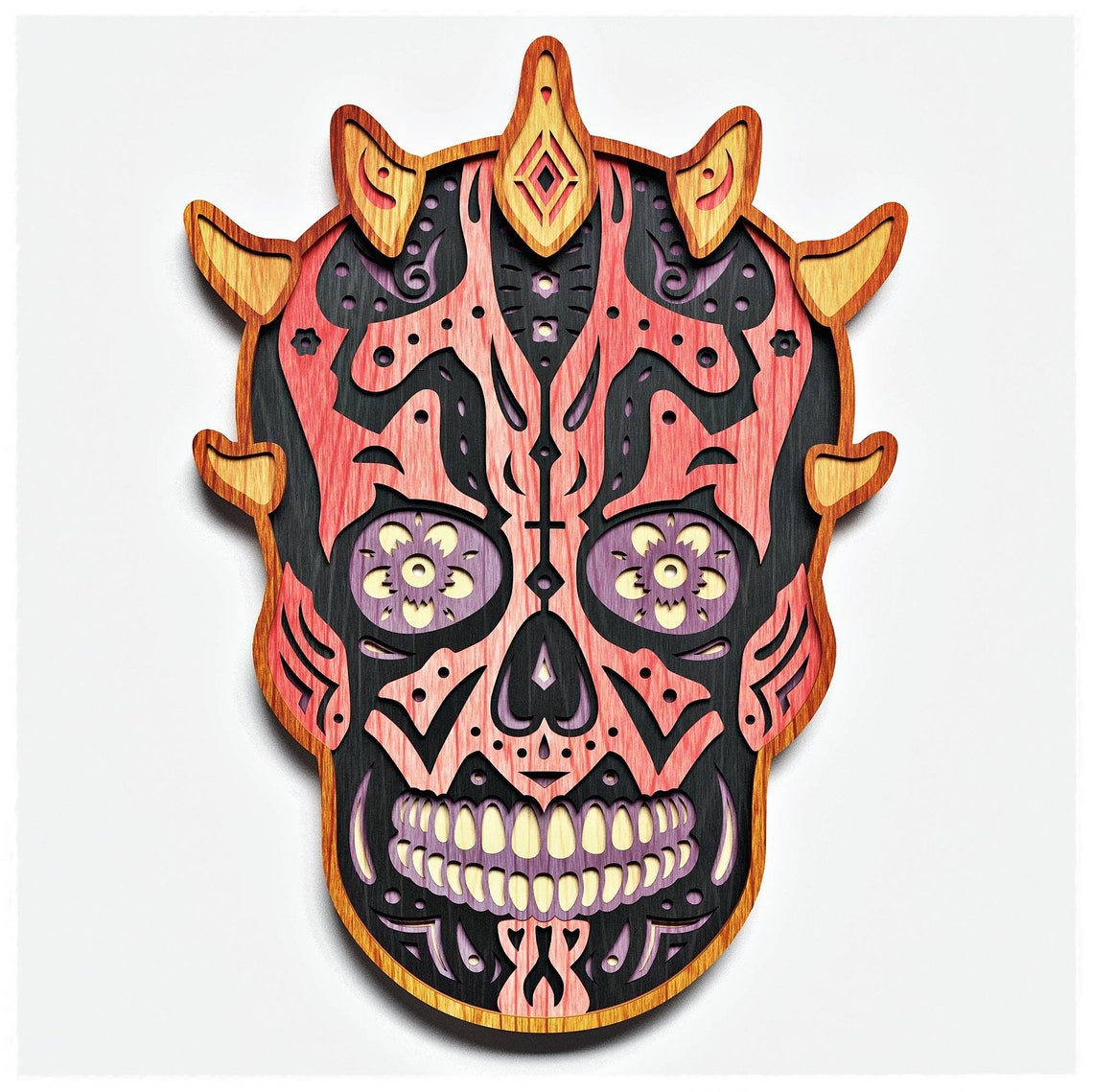 Villian V3 Layered Design for Cutting Space Villian Vector | Etsy