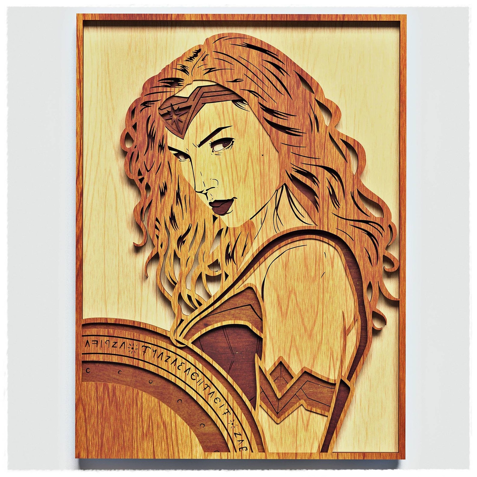 Hero Woman Layered Design for Cutting Superhero Vector File - Etsy