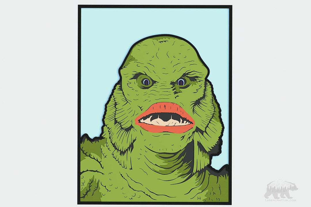 Horror Layered Design for Cutting, Horror Vector File for Laser and ...