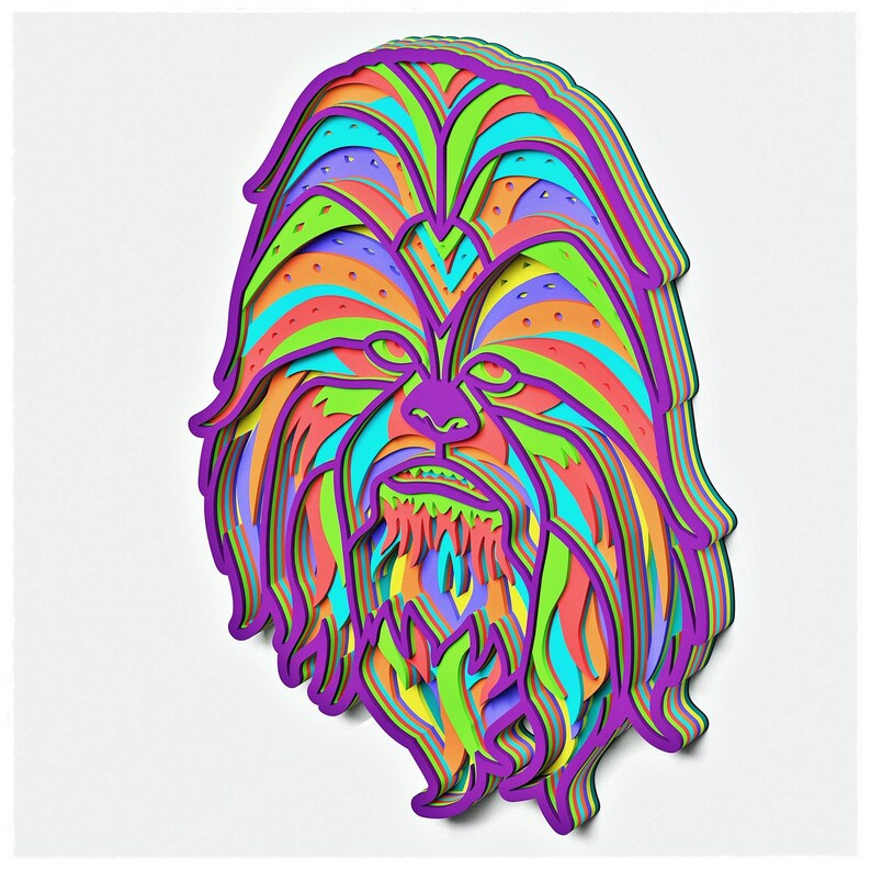 Furry Sidekick Layered Design for Cutting Furry Sidekick - Etsy