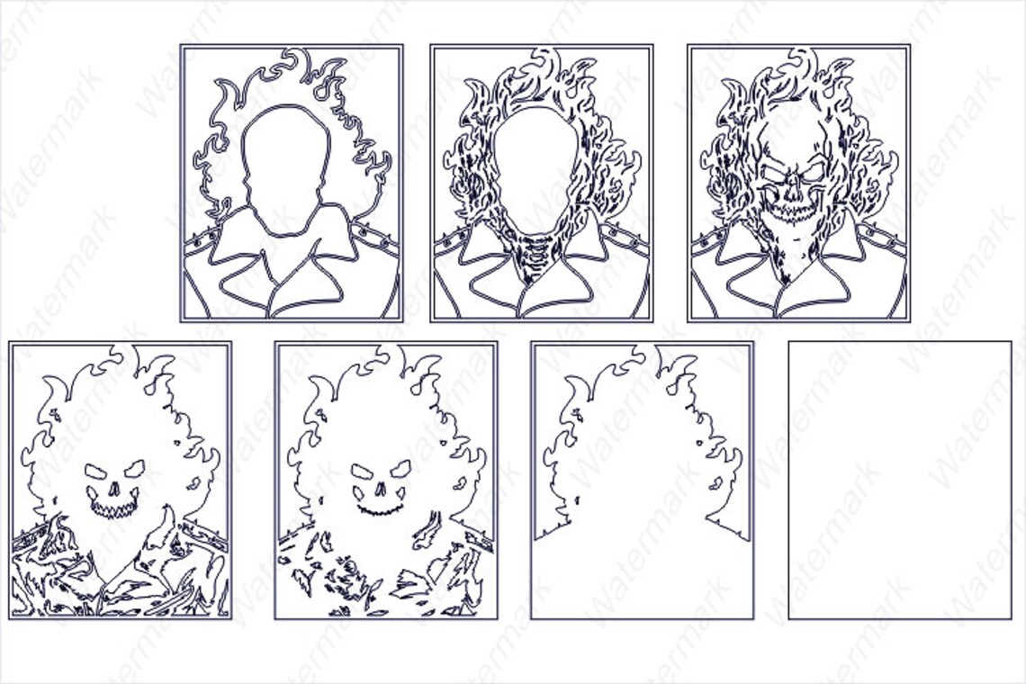 Villain Layered Design for Cutting Movie Hero Vector File for - Etsy